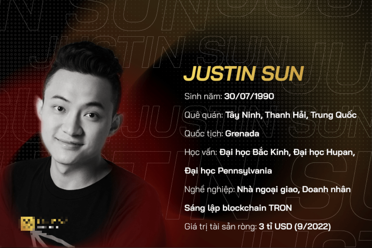 Justin Sun là ai? Người xây dựng để chế TRON trên thành công & tranh ...