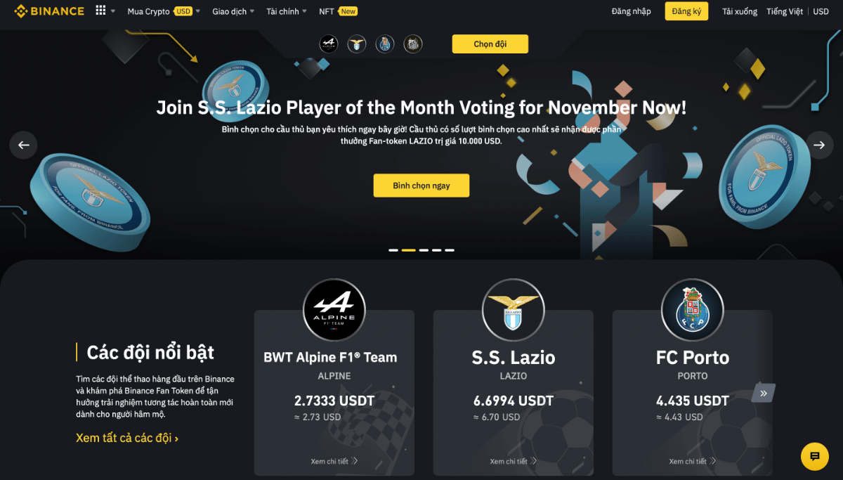 Binance Fan Token là gì? Hướng dẫn các mua Binance Fan Token - xgems.net